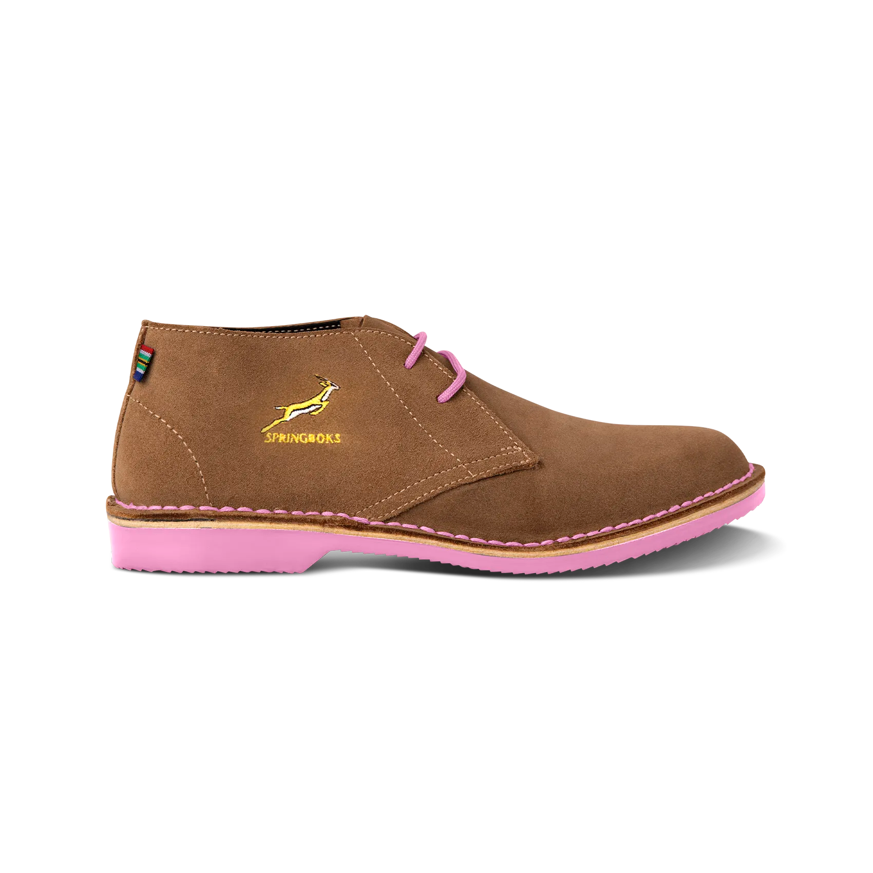 Heritage Springbok Ladies (Pink Sole) – Veldskoen Shoes USA